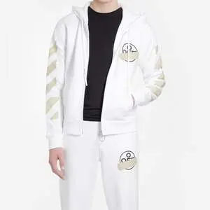 Off-White Ss20 Arrows Sketch Logo Zip Hoodie