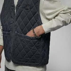 JORDAN Flight Heritage Quilted Vest - Black