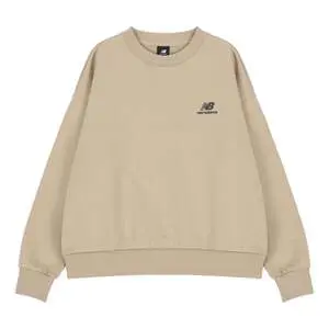 NEW BALANCE Printed Logo Crewneck Sweatshirt - Khaki