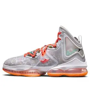 Nike Lebron 19 "fast Food" Athletic Sneakers - Grey/orange