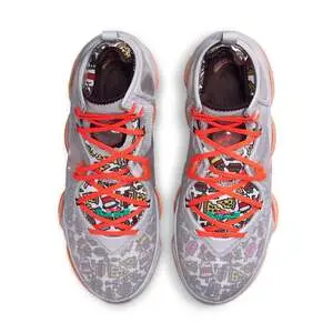 Nike Lebron 19 "fast Food" Athletic Sneakers - Grey/orange