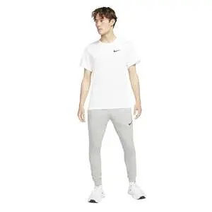 Nike Dri-fit Solid Color Casual Training Sports Pants/trousers/joggers Gray - Grey