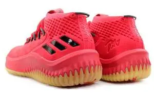 Adidas Dame 4 "red Gum" Sneakers - Red/black