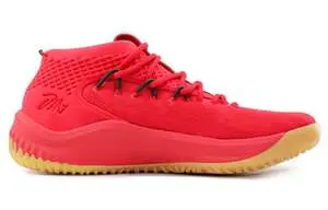 Adidas Dame 4 "red Gum" Sneakers - Red/black