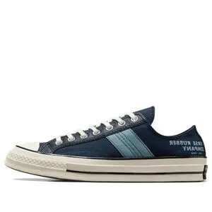 CONVERSE Chuck 70 Leather Overlay Low Top Sneakers - Navy/egret/obsidian