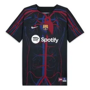 Nike X Patta X Fc Barcelona Culers Del Mn Jersey - Navy/red
