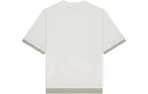 NEW BALANCE Crewneck Short Sleeve T-shirt Asia Sizing 'white Grey - White/grey