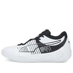 PUMA Fusion Nitro Basketball Sneakers - White/black