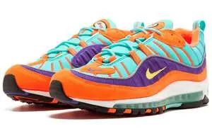 Nike Max 98 Qs "cone" Sneakers - Orange/purple