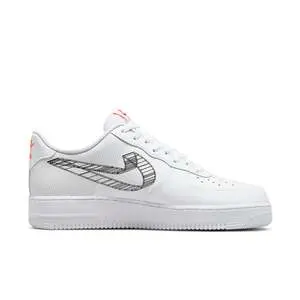Nike Force 1 '07 '3d Swoosh' Sneakers - White/black