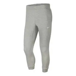 Nike Fleece Stay Warm Solid Color Casual Sports Bundle Feet Pants 'gray - Default Color