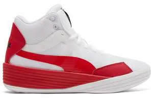 PUMA Clyde All-pro Mid Sneakers - White/red