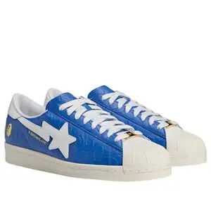 Adidas X A Bathing Ape Superstar Vintage 'blue White