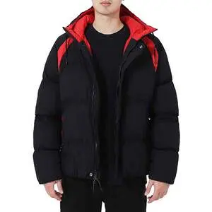 JORDAN Contrasting Color Puffer Jacket