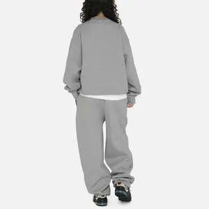 Nike X Stussy Crew Fleece Sweatshirt - Grey