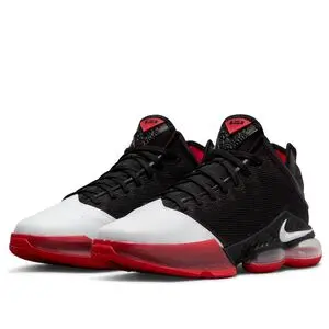 Nike Lebron 19 Low "bred" Athletic Sneakers - Black/white/red