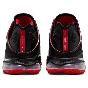 Nike Lebron 19 Low "bred" Athletic Sneakers - Black/white/red