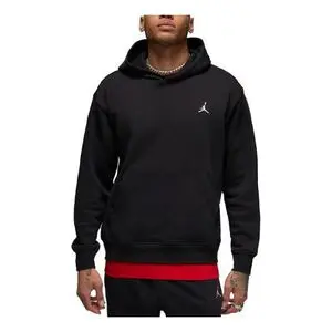 JORDAN Fleece Pullover Hoodie - Black