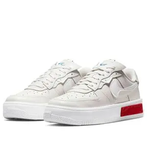 Nike Force 1 Fontanka Low Top Sneakers - White/red