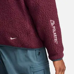 Nike Arctic Wolf Full-zip Fleece Top - Red