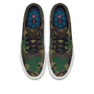 Nike Zoom Janoski Canvas Premium Sb 'camo' Lace-up Sneakers - Green