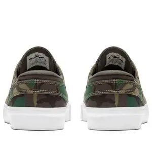 Nike Zoom Janoski Canvas Premium Sb 'camo' Lace-up Sneakers - Green