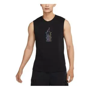 JORDAN Dongdan Logo Printing Sleeveless Training Vest - Default Colorway