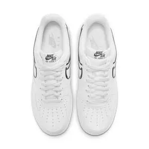 Nike Force 1 Low 'white Metallic Pewter - White/black