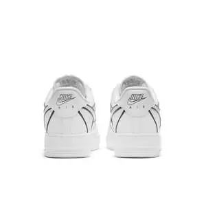 Nike Force 1 Low 'white Metallic Pewter - White/black