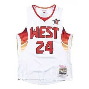 Mitchell & Ness Kobe Bryant 24 Nba All-star West 2009 Authentic Jersey - White/red