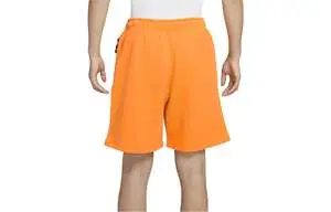 Nike Solo Swoosh Fleece Shorts - Orange