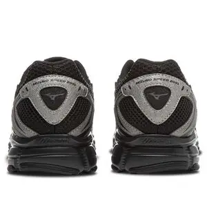 Mizuno Speed 2010 Athletic Lace Up Sneakers - Black/silver