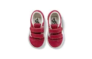 VANS Old Skool V "racing " Toddler Sneakers - Red