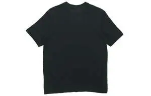 Nike Just Do It Contrasting Colors Alphabet Printing Round Neck Short Sleeve - Black