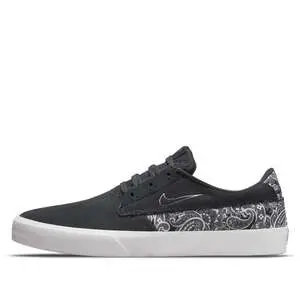 Nike Shane Premium Sb 'dark Smoke Grey Paisley' Skate Shoes - Black/white