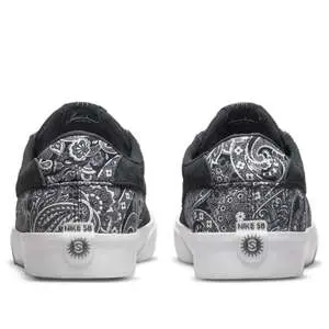 Nike Shane Premium Sb 'dark Smoke Grey Paisley' Skate Shoes - Black/white