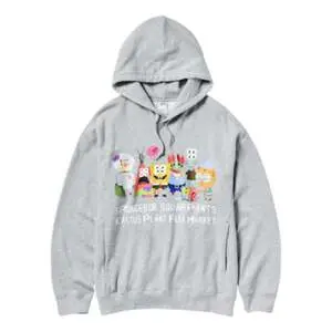 Uniqlo Cactus Plant Flea Market Spongebob Squarepants Hoodie - Grey