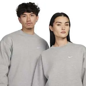 Nike Lab Swoosh Fleece Crewneck - Grey