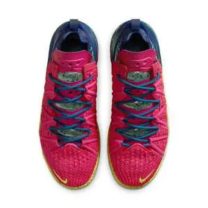 Nike Lebron 18 Ep "los Angeles Night" Basketball Sneakers - Pink/yellow/blue