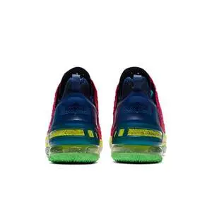 Nike Lebron 18 Ep "los Angeles Night" Basketball Sneakers - Pink/yellow/blue