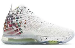 Nike Lebron 17 Ep "air Command Force" Sneakers - White/black/multi-color