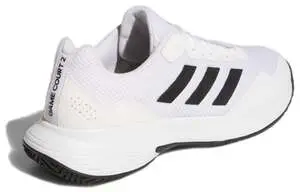 Adidas Gamecourt 2.0 Tennis Sneakers - Cloud White/core Black/cloud White
