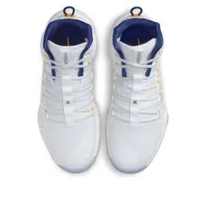 Nike Hyperdunk X Ep High Top Lace-up Sneakers - White/blue
