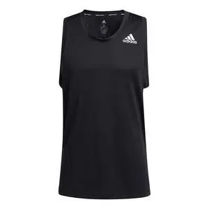Adidas Hrdy 3s Tnk Casual Sports Breathable Vest - Black