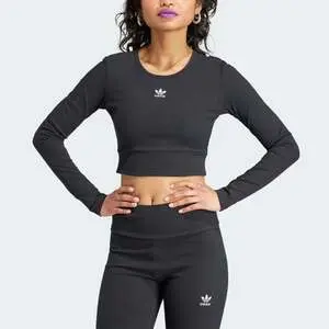 Adidas Essentials Rib Long Sleeve Tee