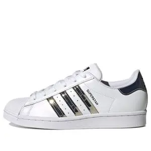 Adidas Superstar Metallic 3 Stripes Sneakers - White