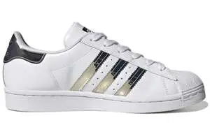Adidas Superstar Metallic 3 Stripes Sneakers - White