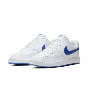 Nike Court Vision Low Top Sneakers - White/blue