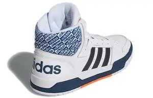 Adidas Entrap Mid High Top Sneakers - White/blue