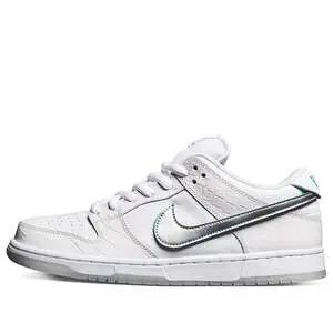 Nike X Diamond Supply Co. Sb Dunk Low Pro 'white Diamond - White/silver